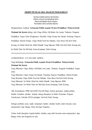 Skrip pengacara-majlis | DOC