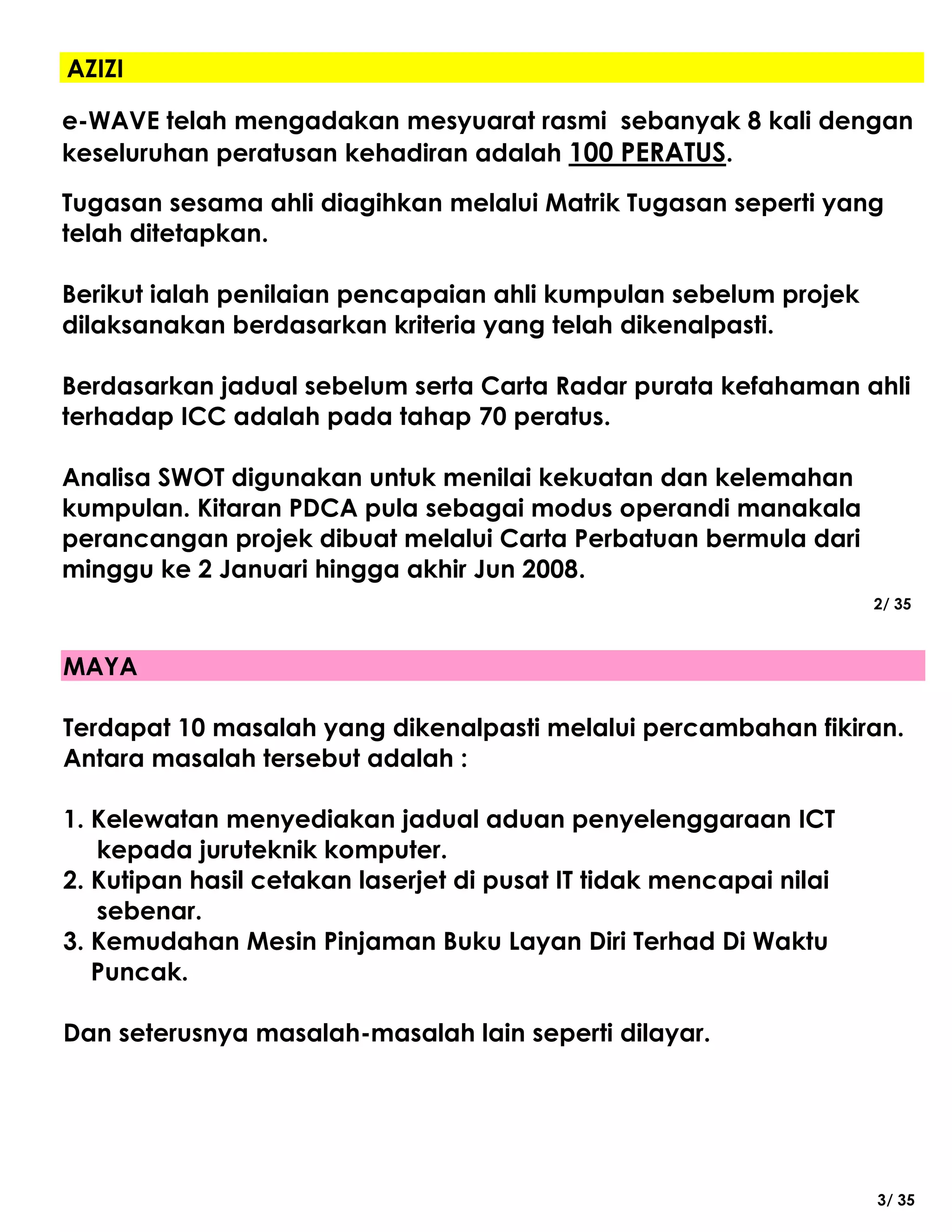 Skrip contoh kik e-wave projek mpld | PDF