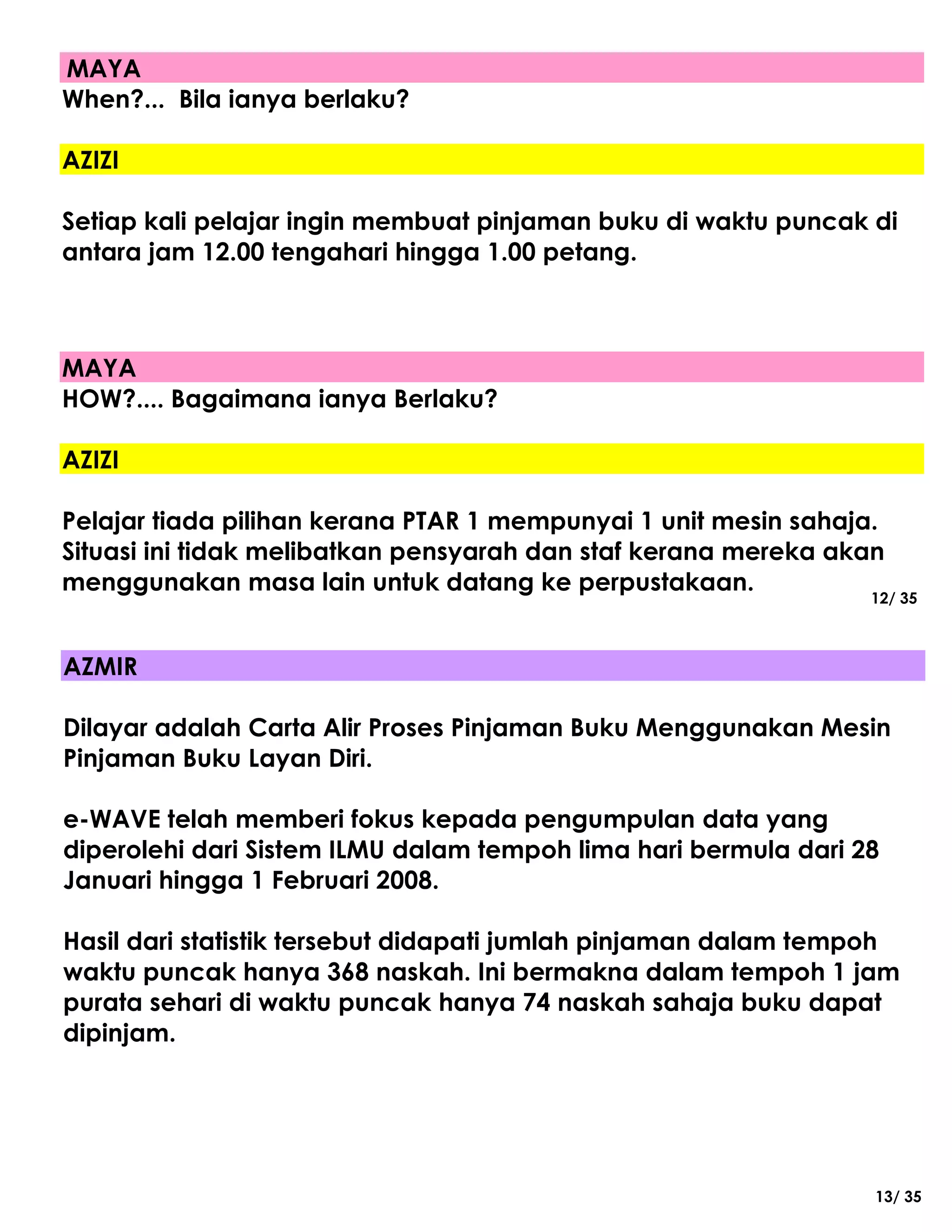 Skrip contoh kik e-wave projek mpld | PDF