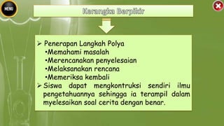 Analisis Skripsi (Penerapan Langkah Polya) | PPT