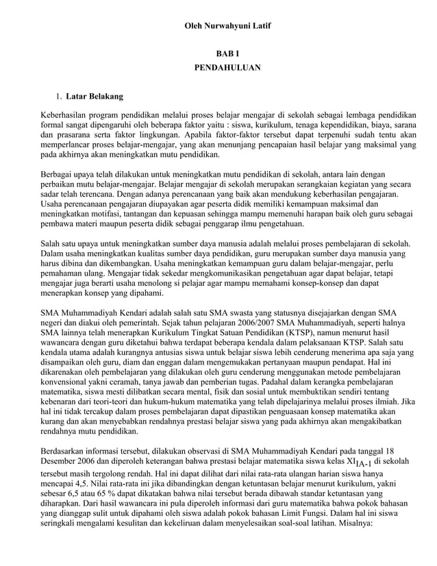 Skripsi model pembelajaran_kooperatif_tipe_nht | DOC