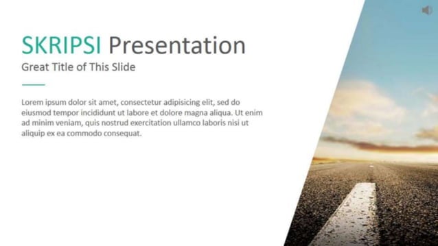 Skripsi Presentation Powerpoint Template | PPTX