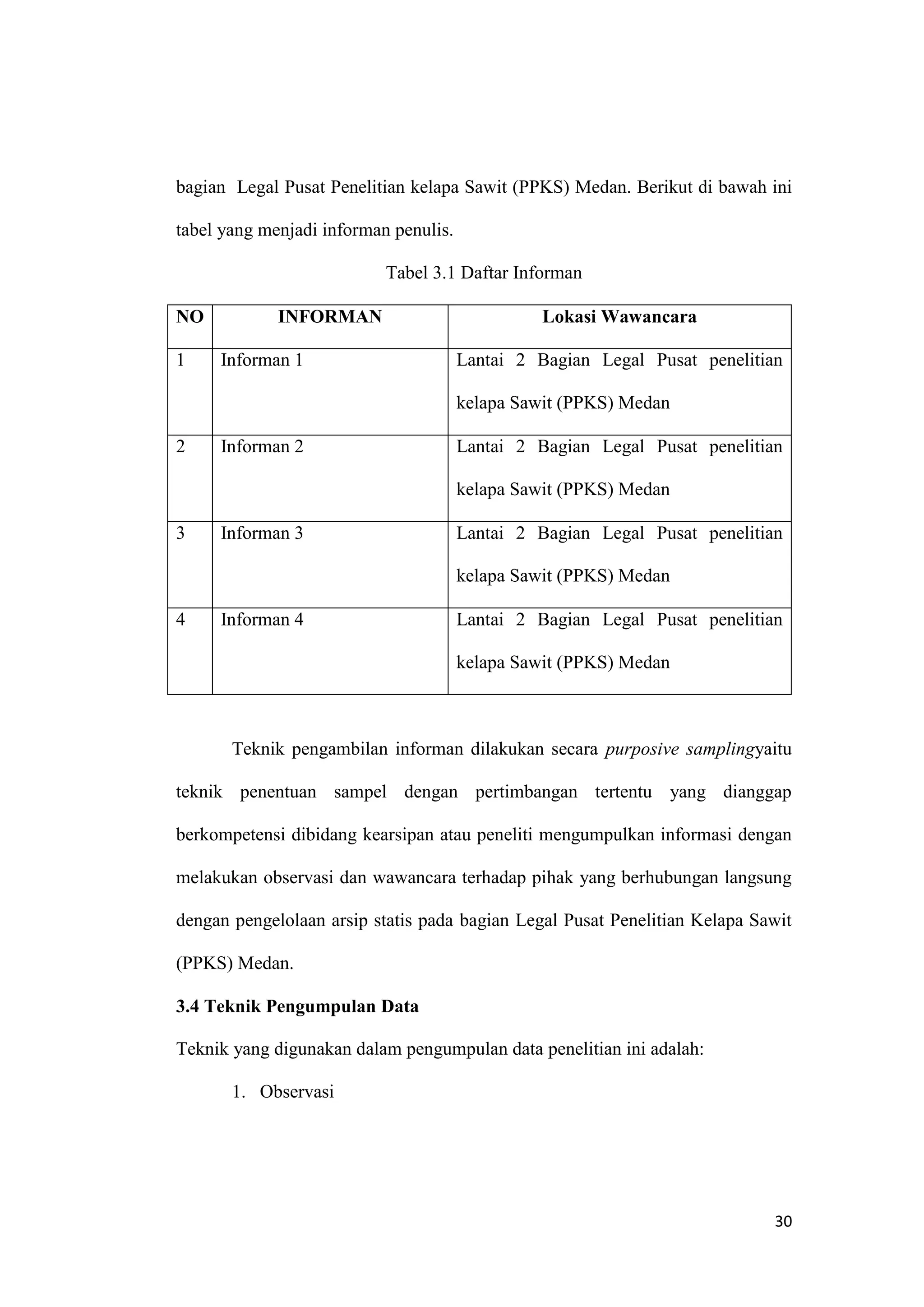 Analisis Sistem Pengelolaan Arsip Statis Pada Bagian Legal Pusat Penelitian Kelapa Sawit (PPKS ...