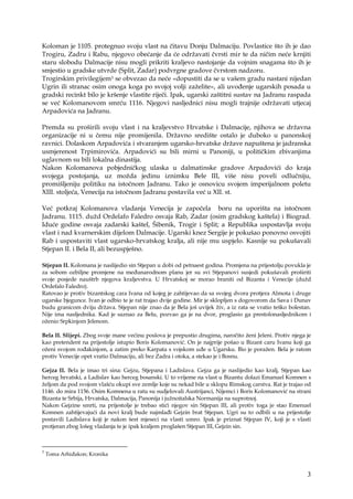 Skripta hrvatska povijest u razvijenom i kasnom sr vijeku | PDF