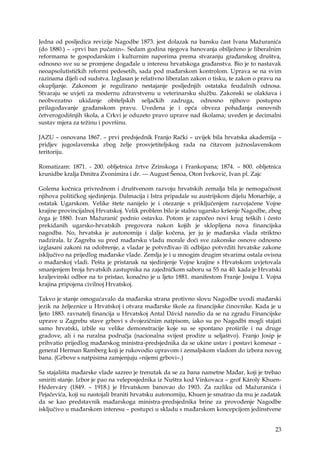 Skripta hrvatska povijest u xix stoljecu | PDF