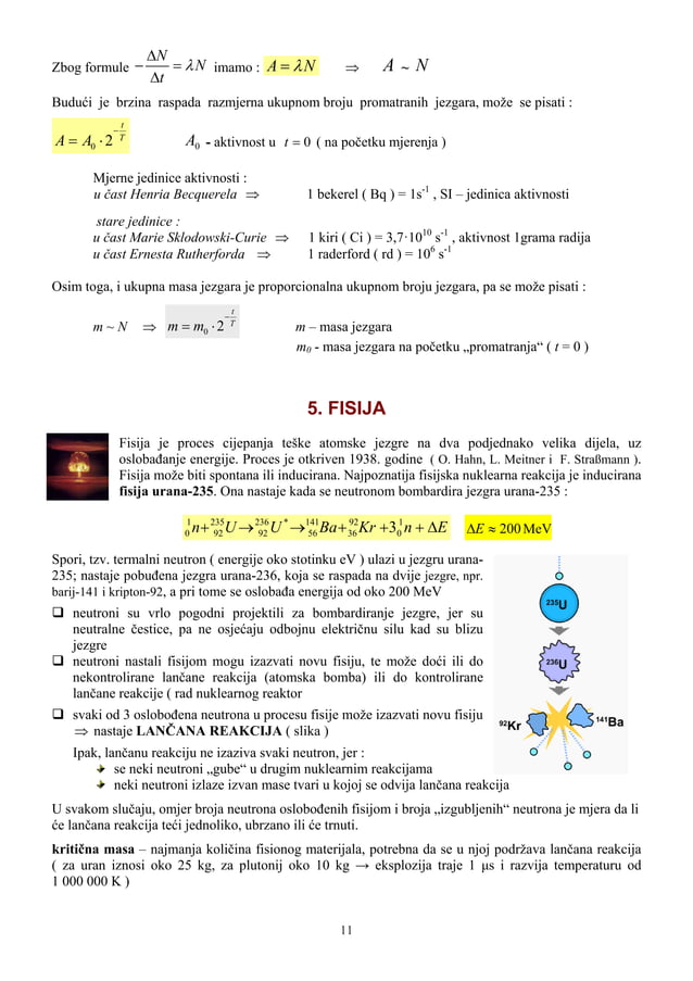 Skripta nuklearna fizika | PDF