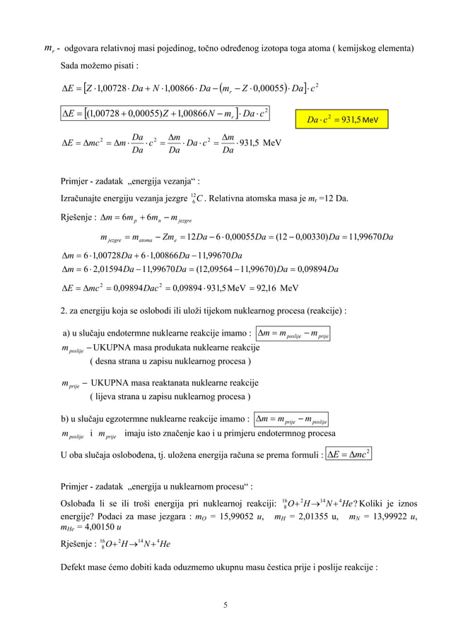 Skripta nuklearna fizika | PDF