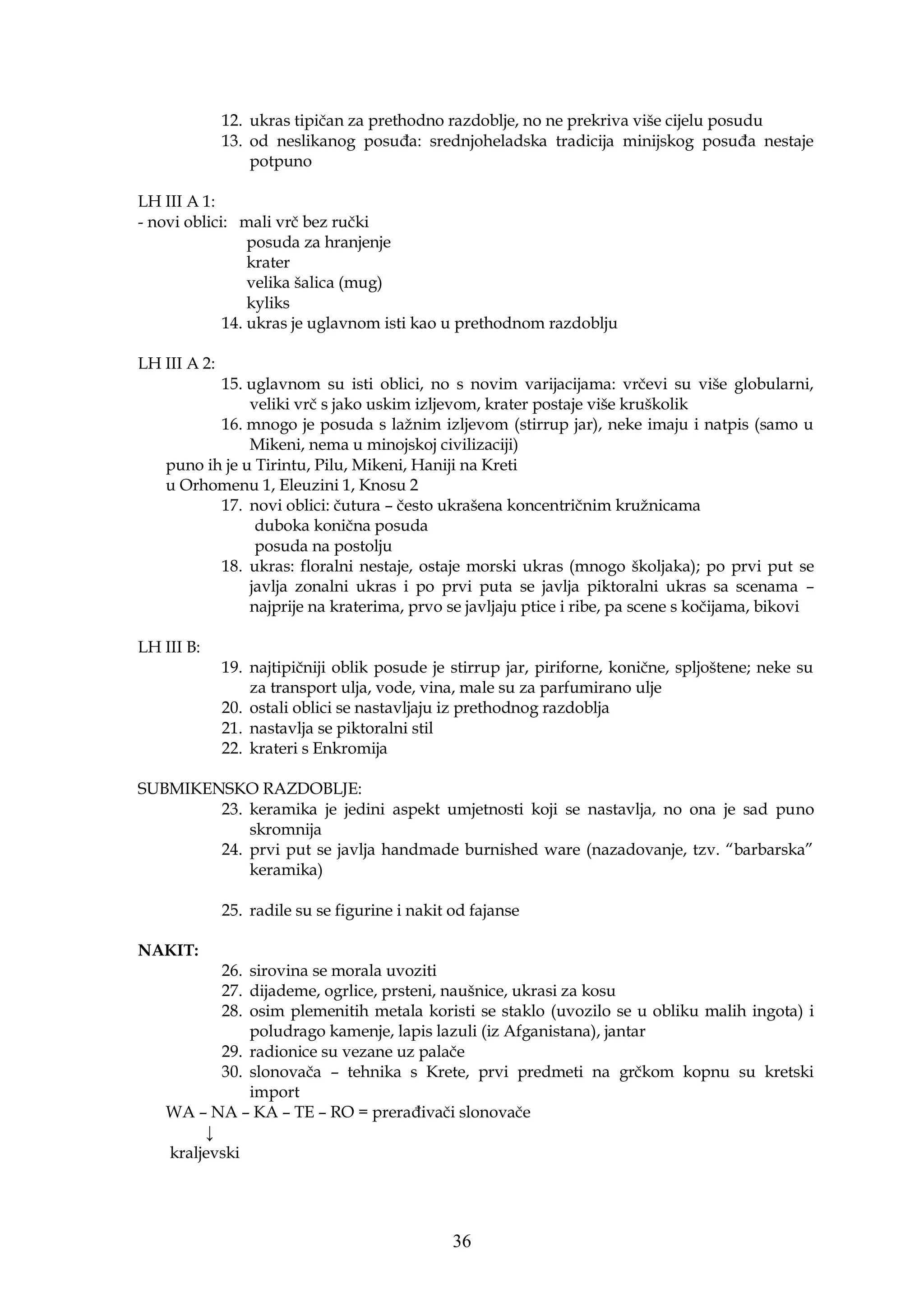 Skripta opci pregled mikenske civilizacije | PDF