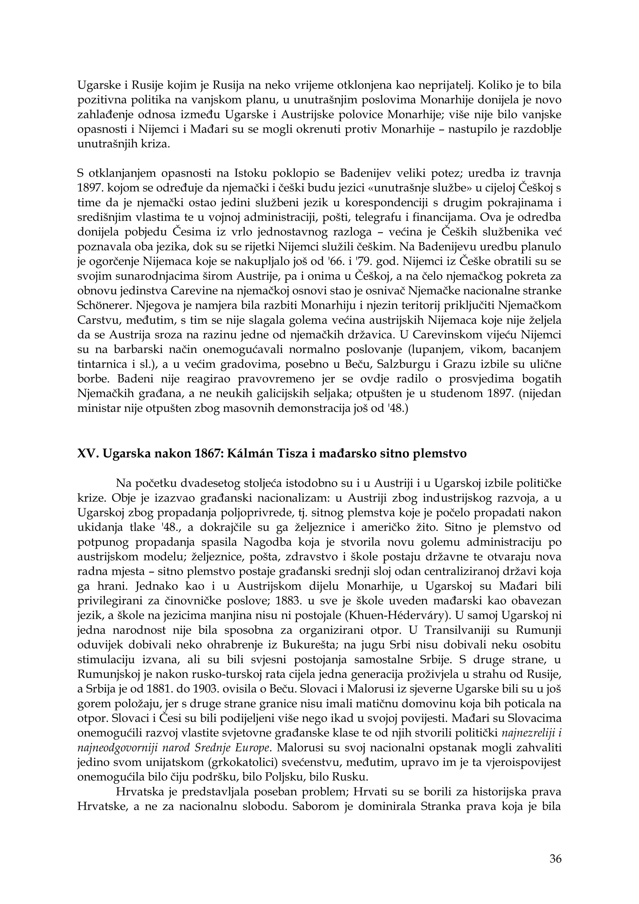 Skripta povijest sr i ji europe u xix stoljecu | PDF