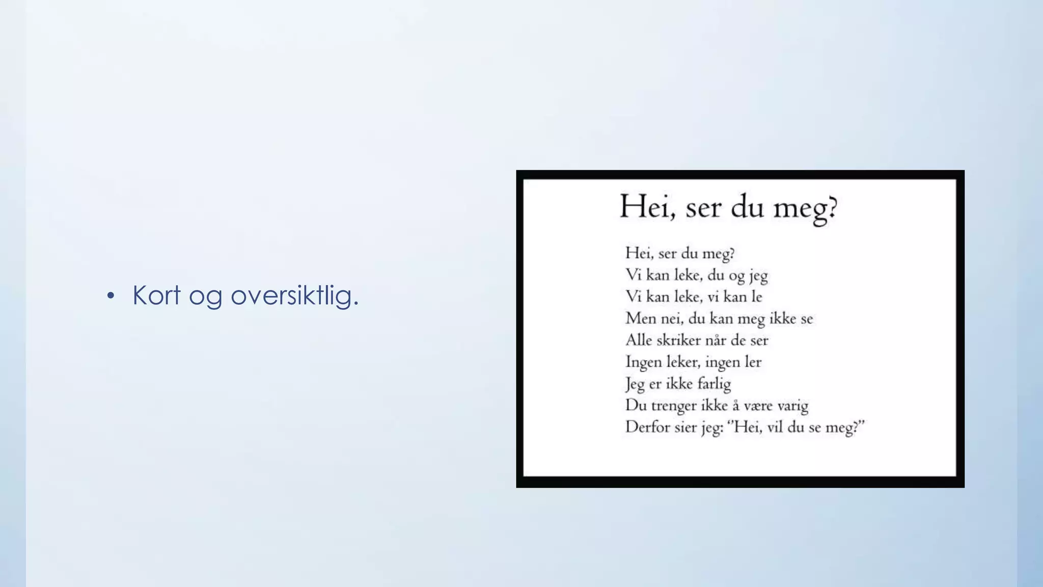 å Skrive på skjerm | PPT