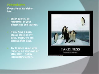 Classroom Management Plan-Science | PPTX