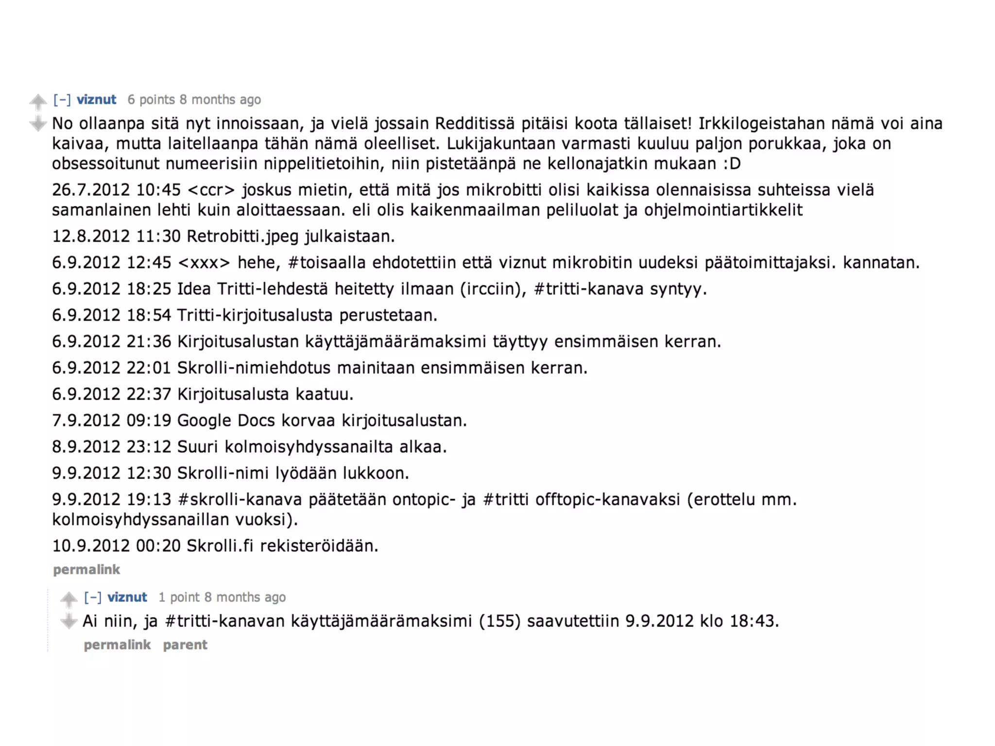 Skrolli lyhyt-historia | PPT