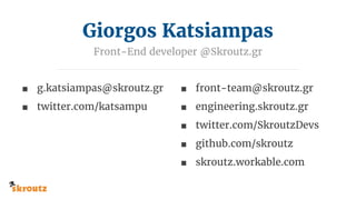 Skroutz redesign - How to approach card-based design & SASS content - specific breakpoints | PPT
