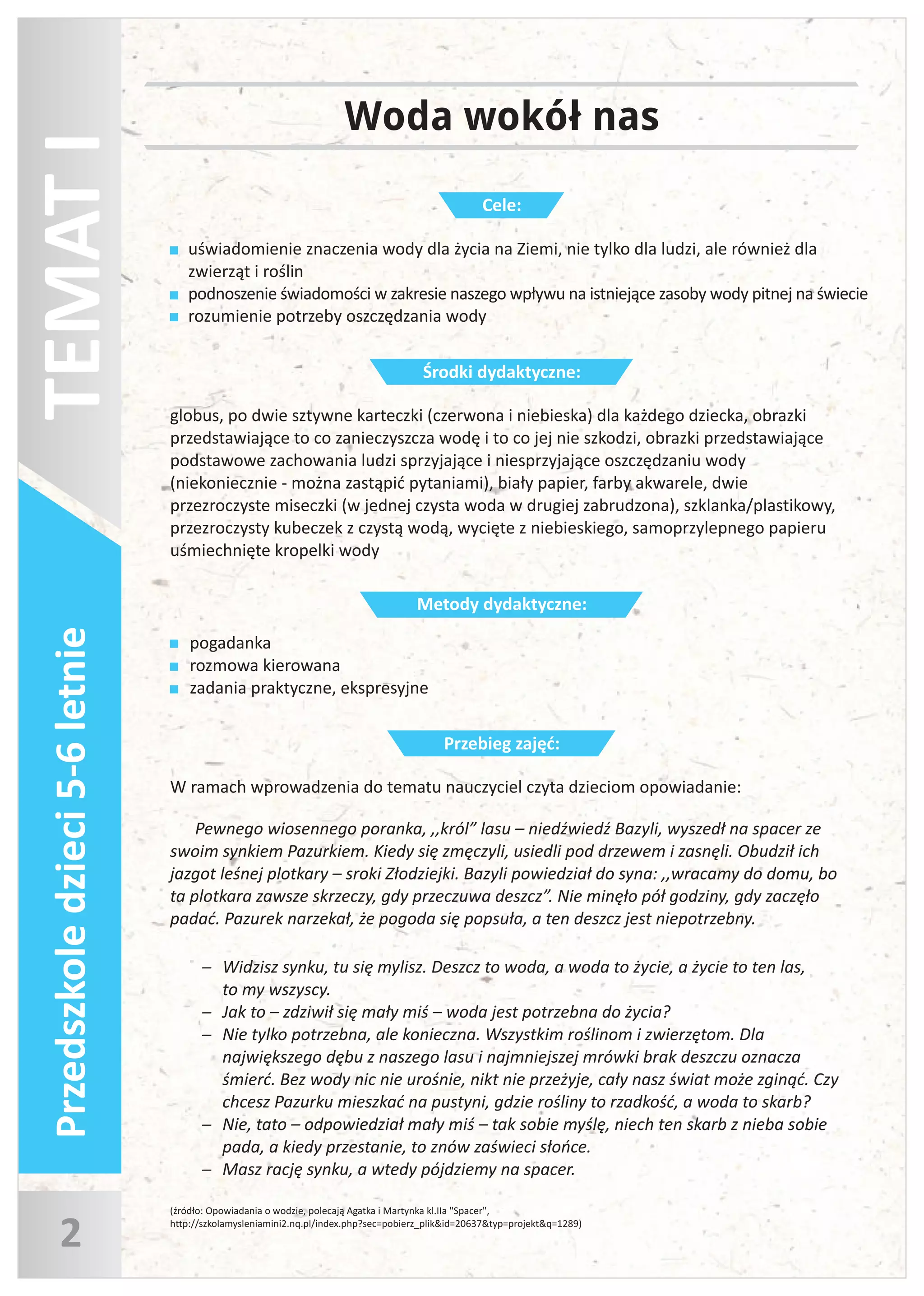 Skrypt dla nauczycieli Elka Kropelka w Akademii Zrównoważonego Rozwoju ...