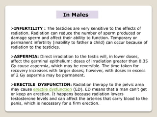 Effect Of Radiation On Reproductive Health | PPTX