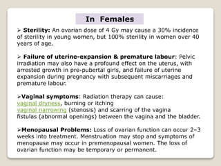 Effect Of Radiation On Reproductive Health | PPTX