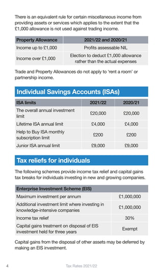 SKS Ward Mackenzie_Tax_Rates_Allowance_Pocket_Guide | PDF