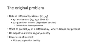 Comparison of geostatistical methods for spatial data | PPT
