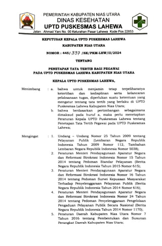 SK TATA TERTIB PEGAWAI PKM LHW.pdf