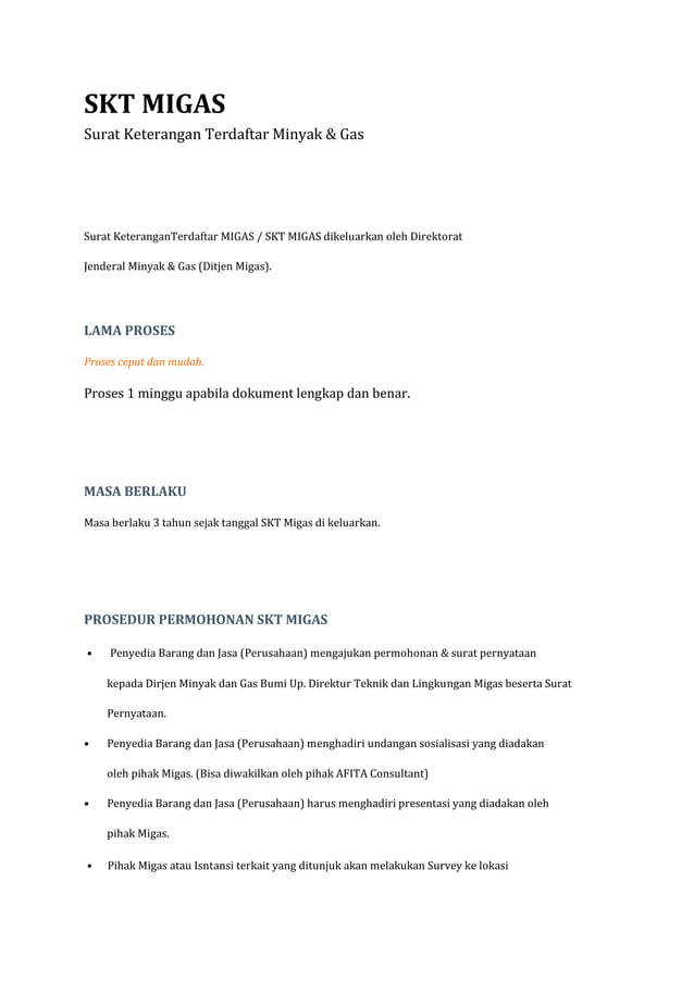 Skt migas | PDF