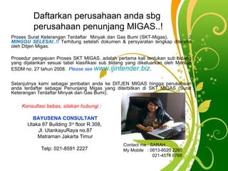 Skt migas share1 | PPT