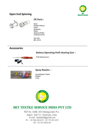 Skt textile spares and service | PDF | Needlework | Arts and Crafts