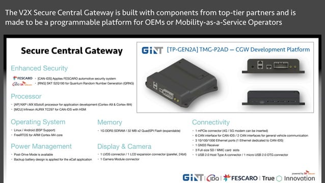 V2X Secure Central Gateway | PPT