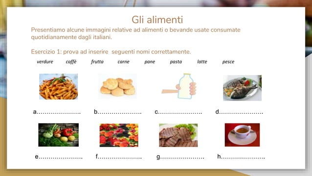 La cucina italiana | PPTX | Food & Drink