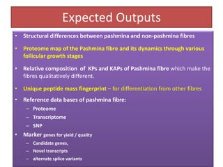 National Fund project on Pashmina Goat | PDF | Genetics | Science