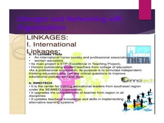 school and community/linkages and networking | PPTX
