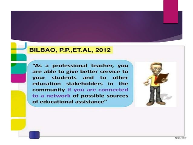 school and community/linkages and networking | PPTX