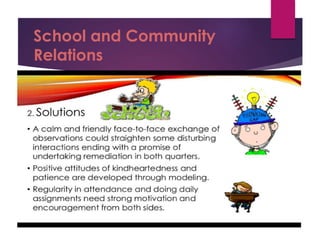 school and community/linkages and networking | PPTX