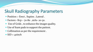 Radiography Anatomy of Skull | PPTX