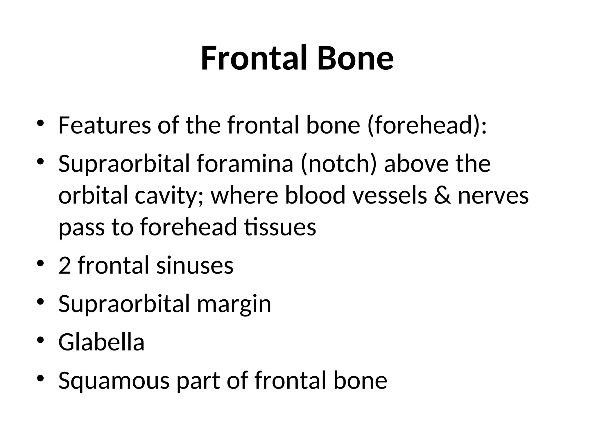 The Anatomy of the Skull power point presentation | PPT