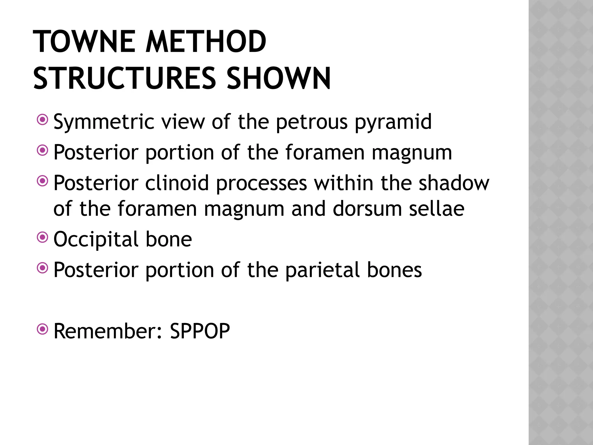 Radiographic positioning II. Skull positioning | PPTX