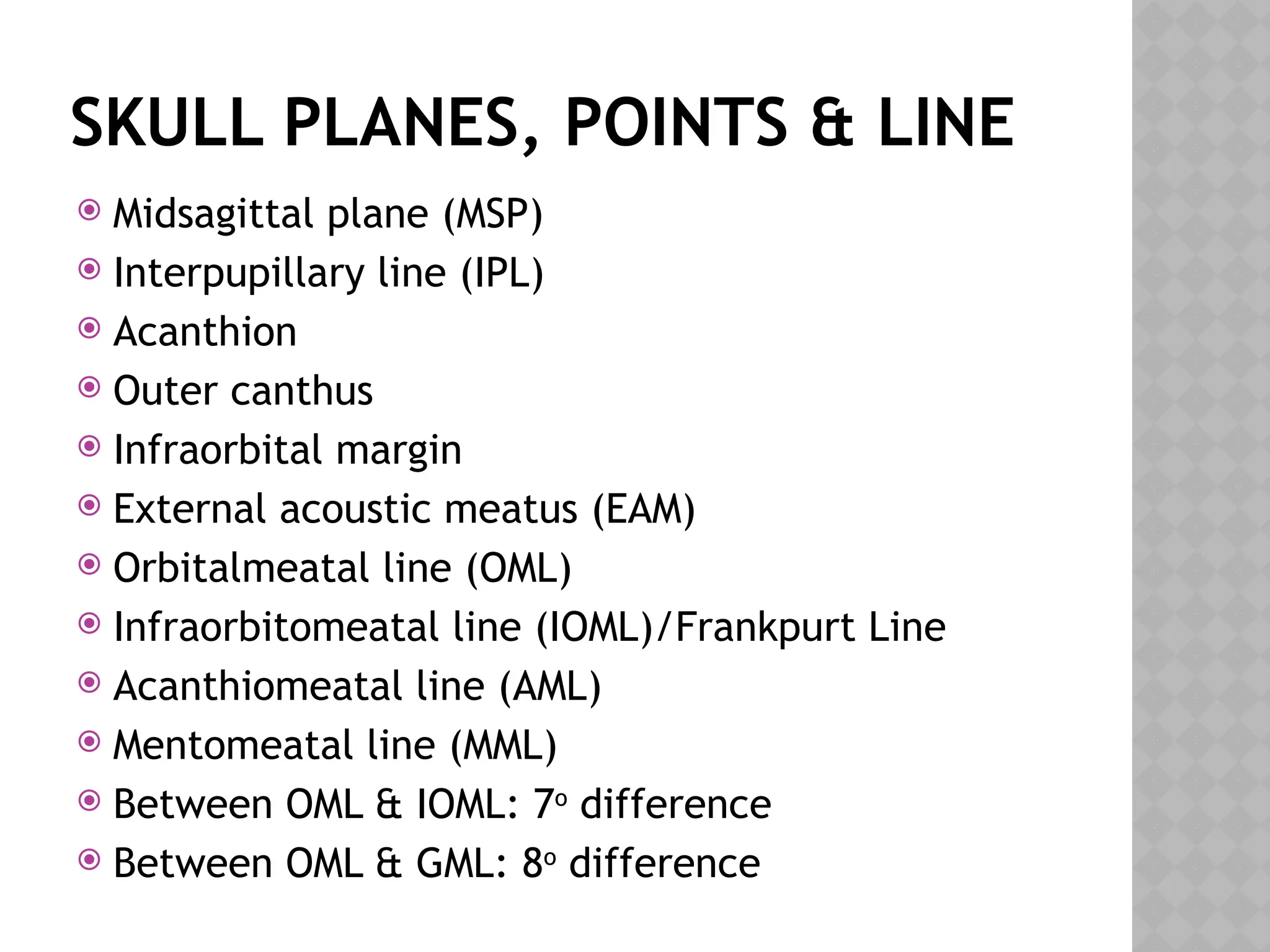 Radiographic positioning II. Skull positioning | PPTX