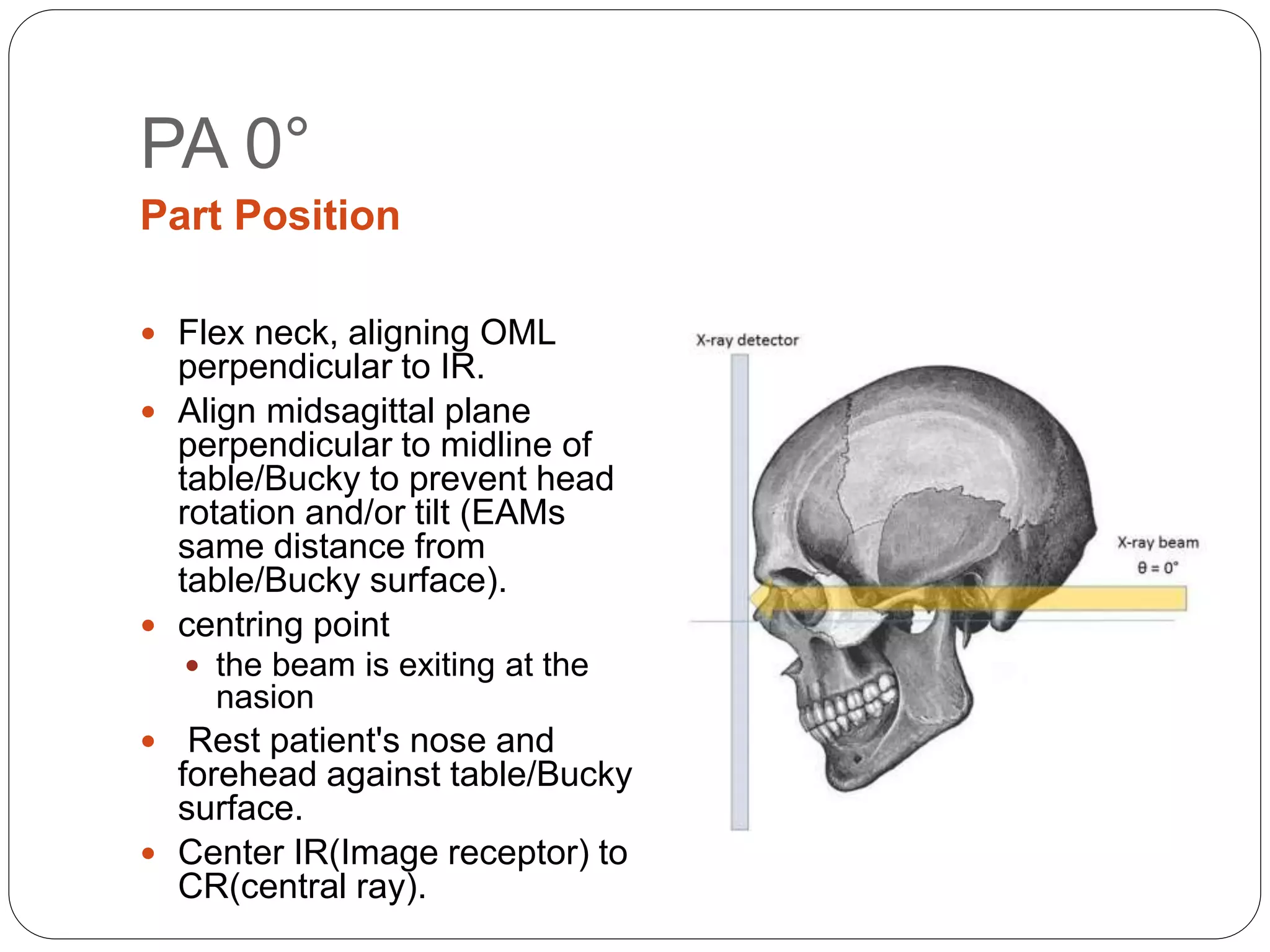 Skull anatomy and positioning | PPTX