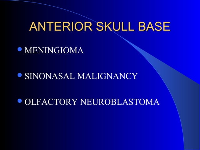 SKULL BASE IMAGING | PPT | Bone and Joint Conditions | Diseases and Conditions