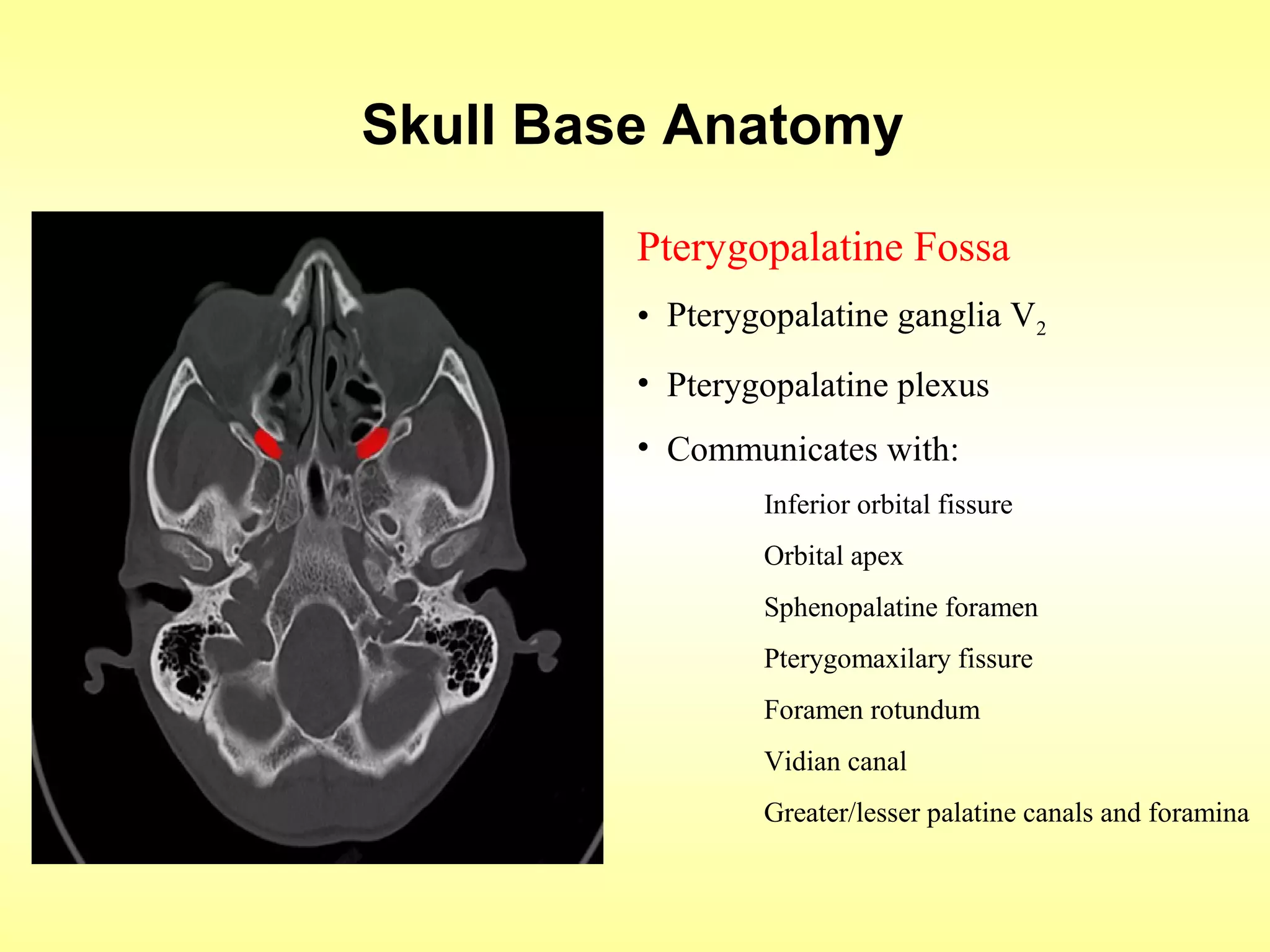Skull base imaging | PPT