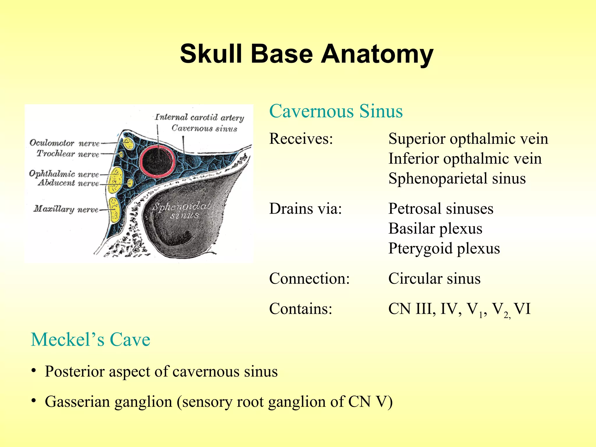 Skull base imaging | PPT