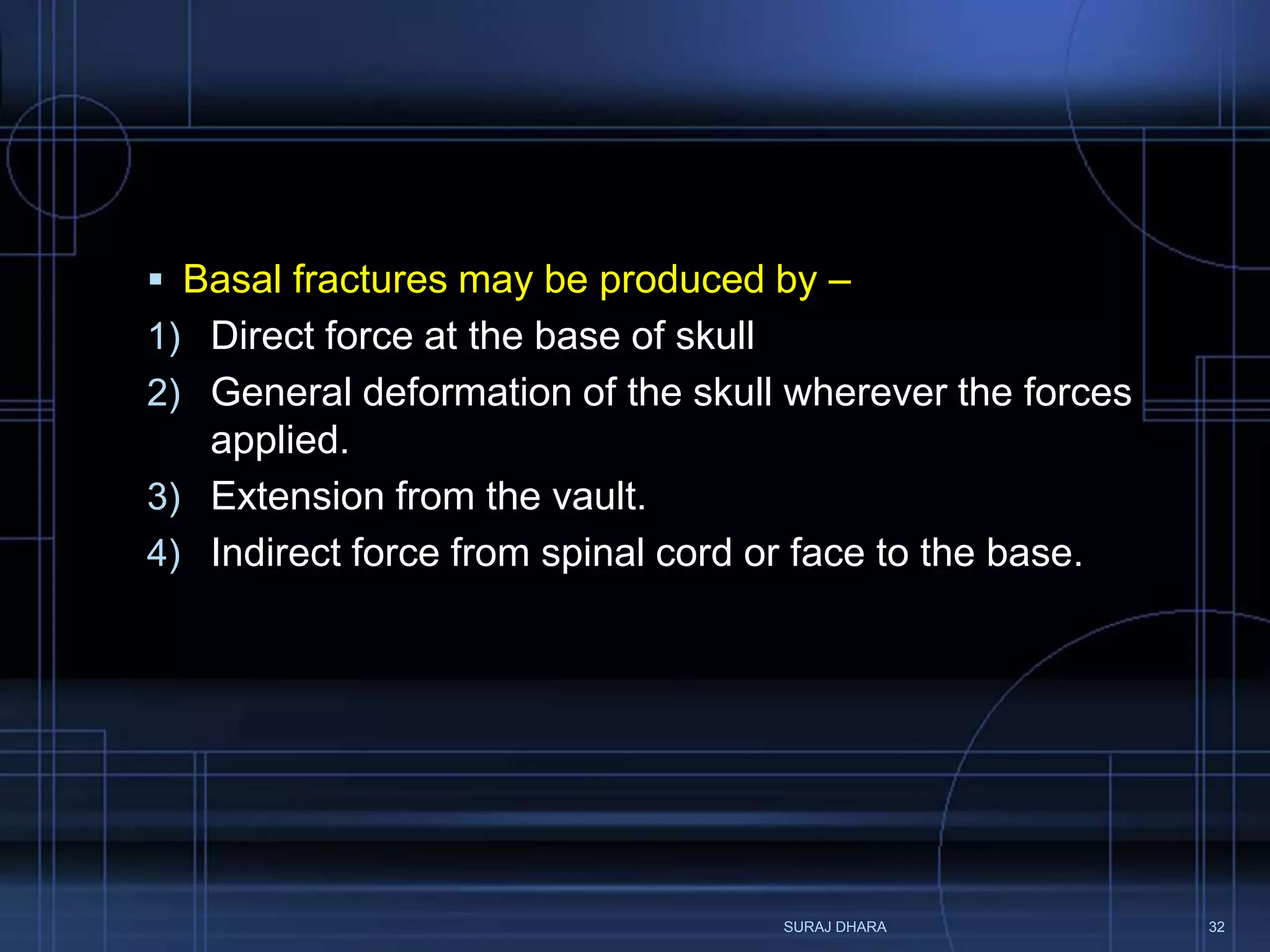Skull fractures (Regional injury part - 1) | PPTX