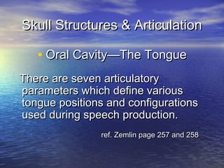 HIS 120 Skull Structure and Articulation | PPT