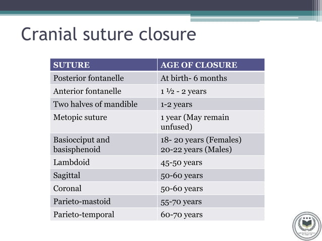 SKULL SUTURES.pptx | Death, Injury, or Military Conflict | Sensitive Topics
