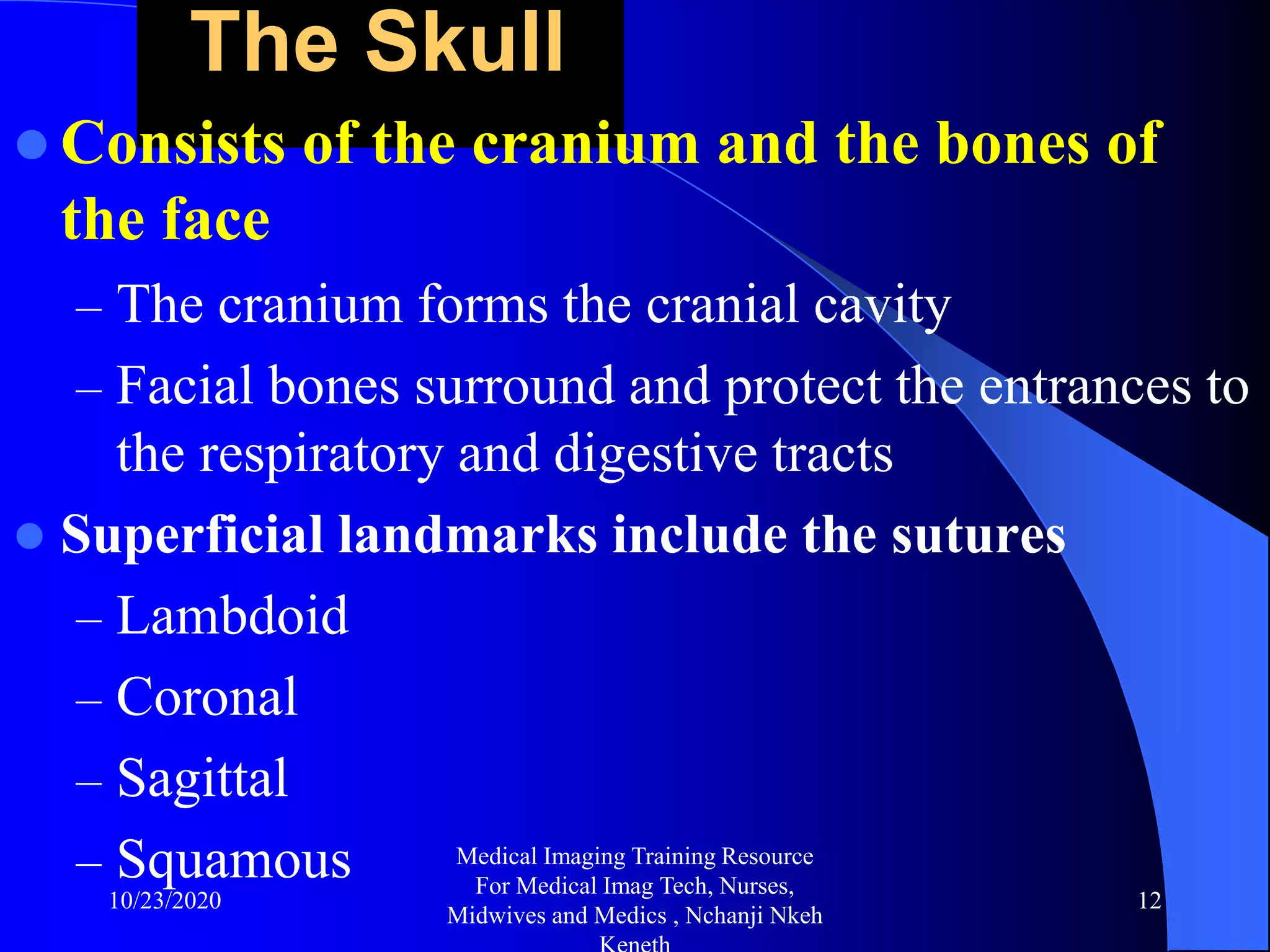 Skull x ray and pathologies radiology training resource nchanji nkeh ...