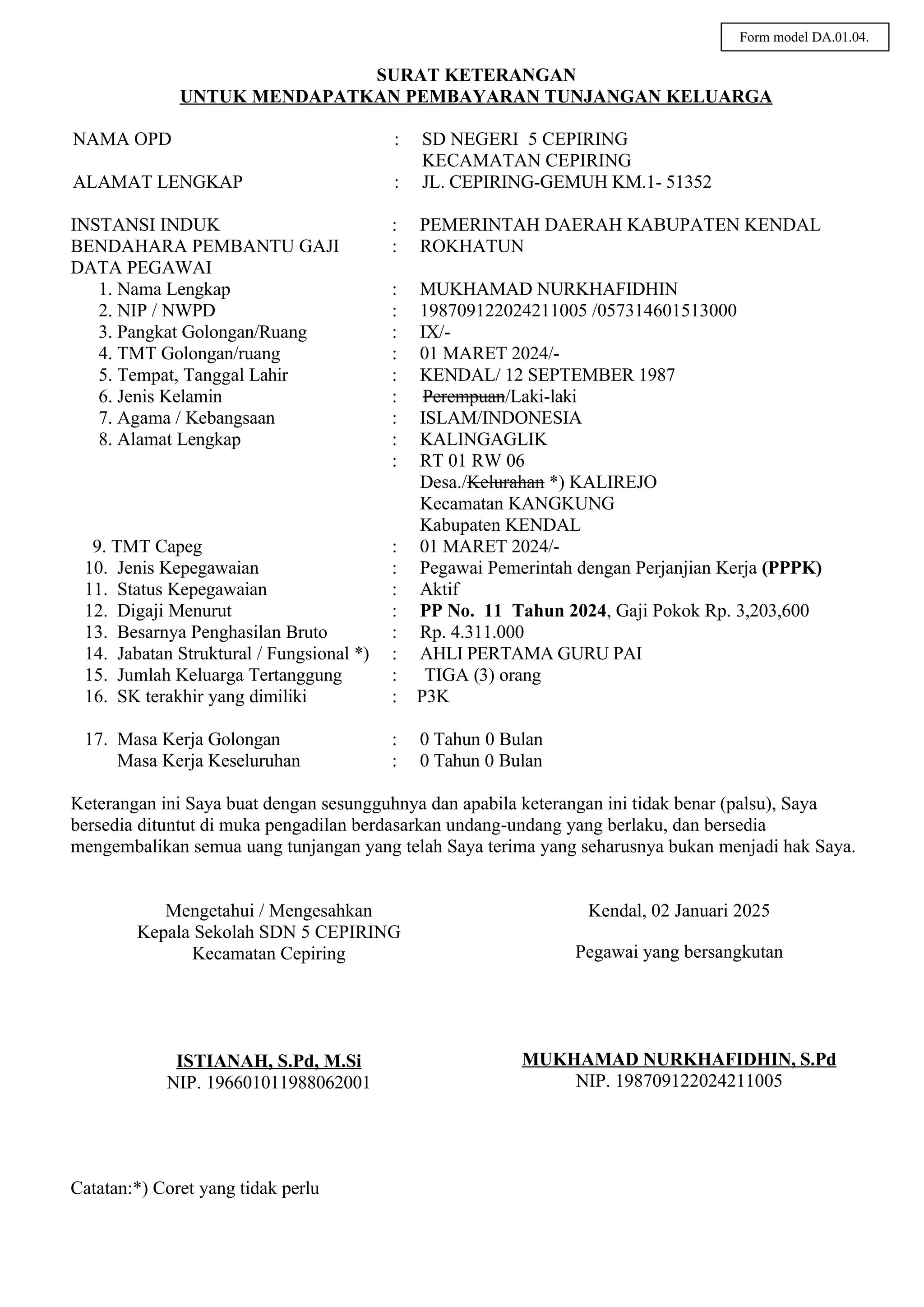 SKUMPTK PNS dan PPPK 2025 data untuk contoh sekum.docx