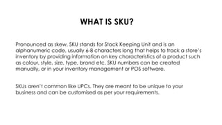 SKU Numbers : Learn Everything you Ever Wanted to Know About Stock ...