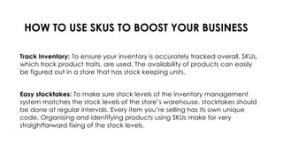 SKU Numbers : Learn Everything you Ever Wanted to Know About Stock ...