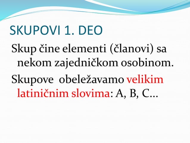 Skupovi 2 | PPT