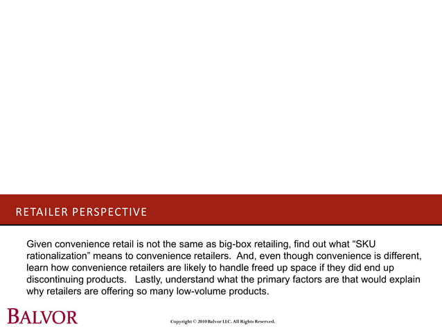 Sku rationalization in convenience retail | PDF | Grocery Shopping ...