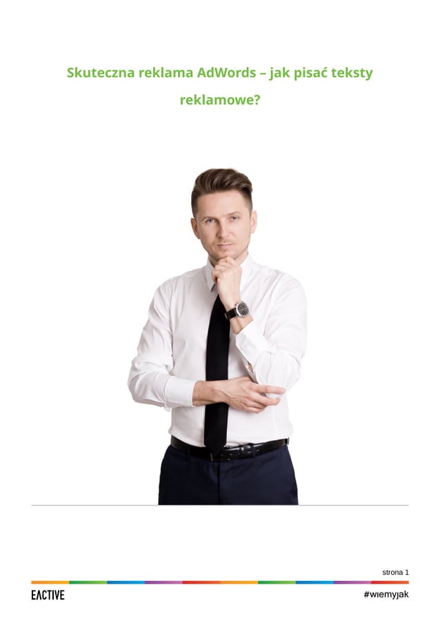 Skuteczna reklama AdWords - jak pisać teksty reklamowe | PDF